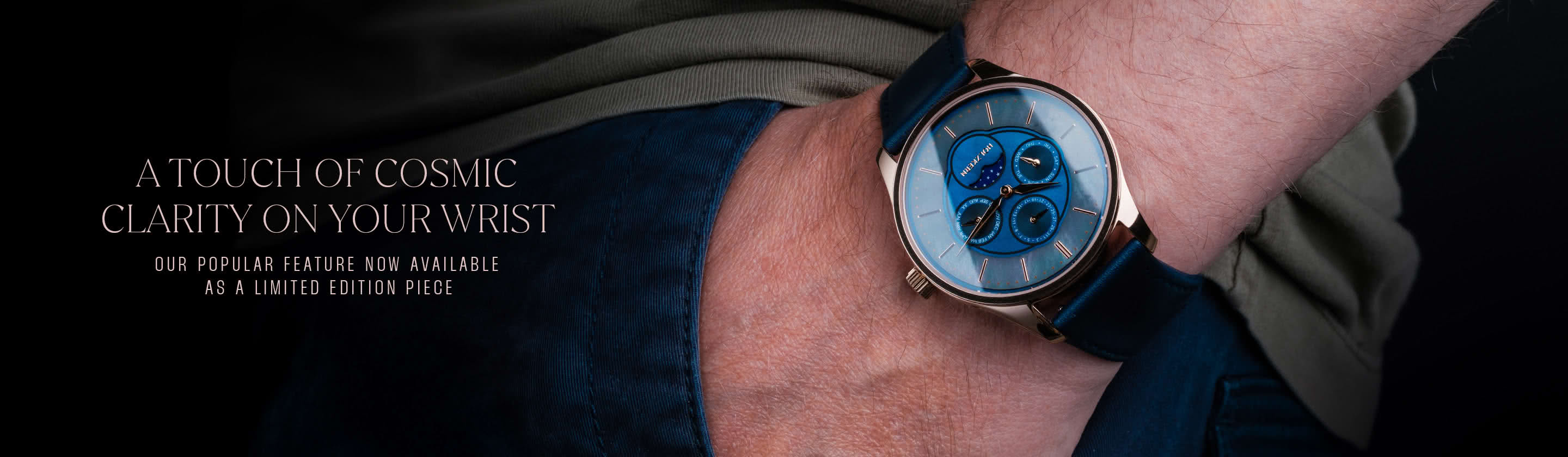 Moonshiver Limited Edition | Holzkern | Men’s Watch with Moon Phase ...